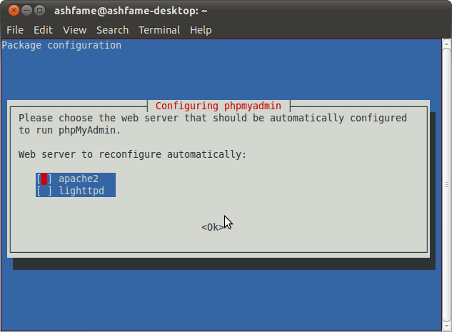Quickly setup a localhost environment in Ubuntu